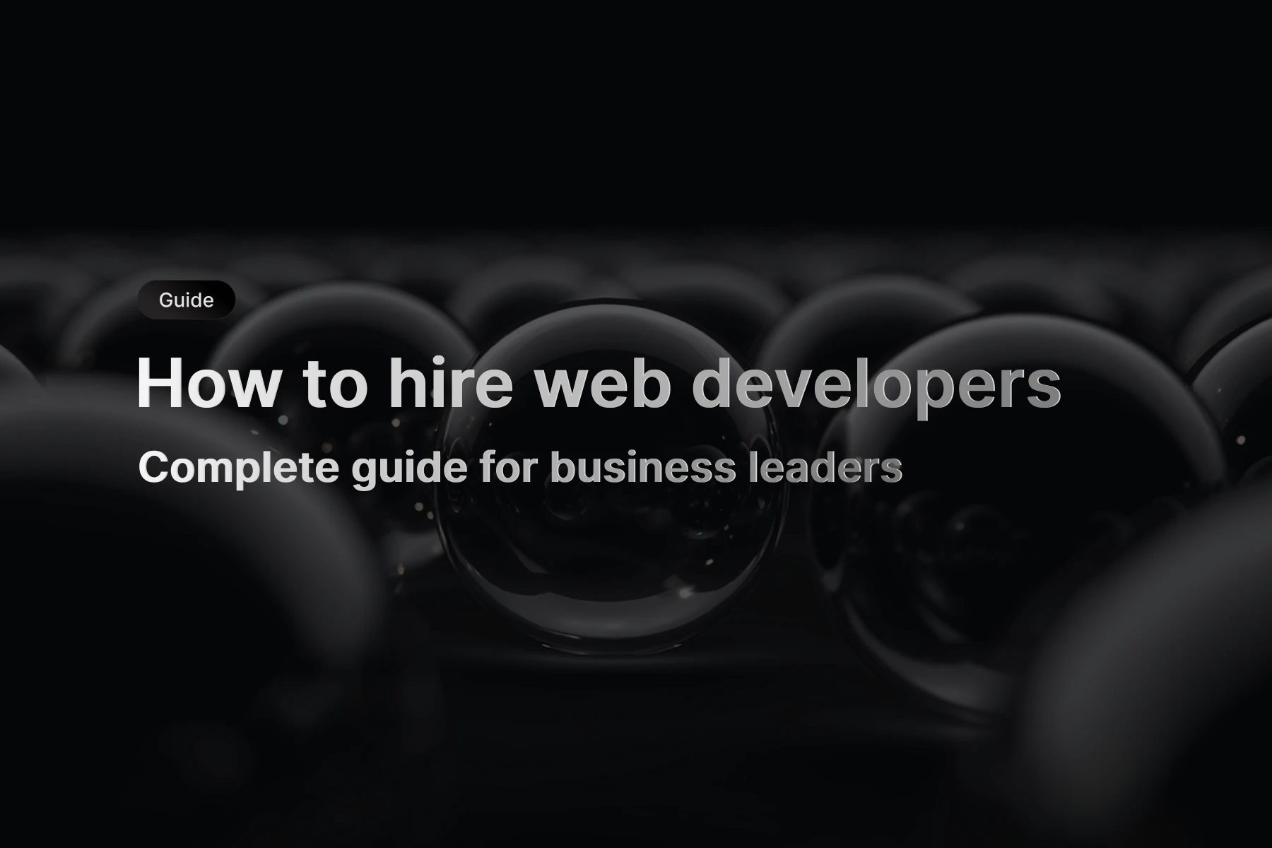 How to Hire Web Developers: Complete Business Leader...